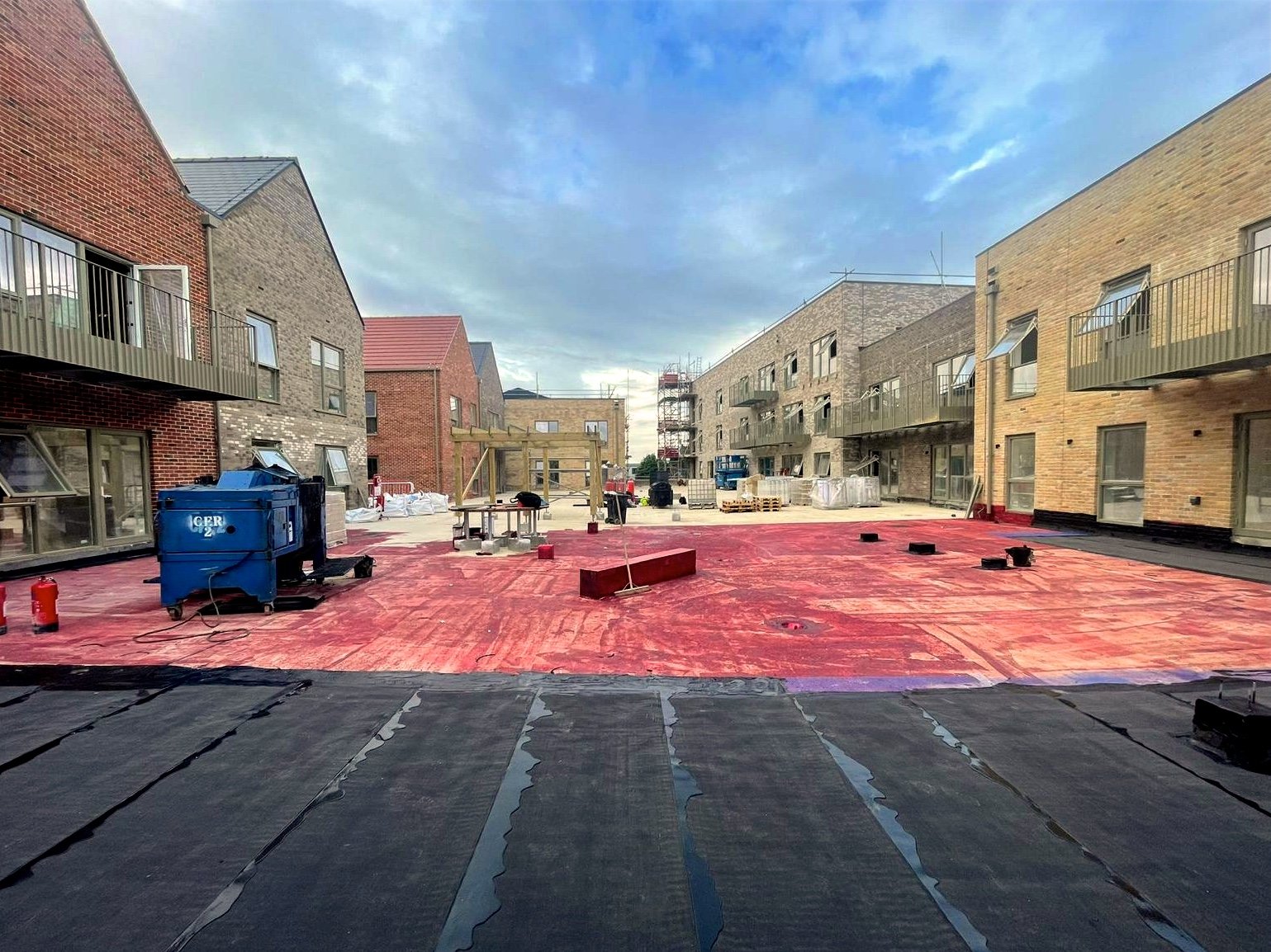 Cambridge Marleigh Flat Roof Installation